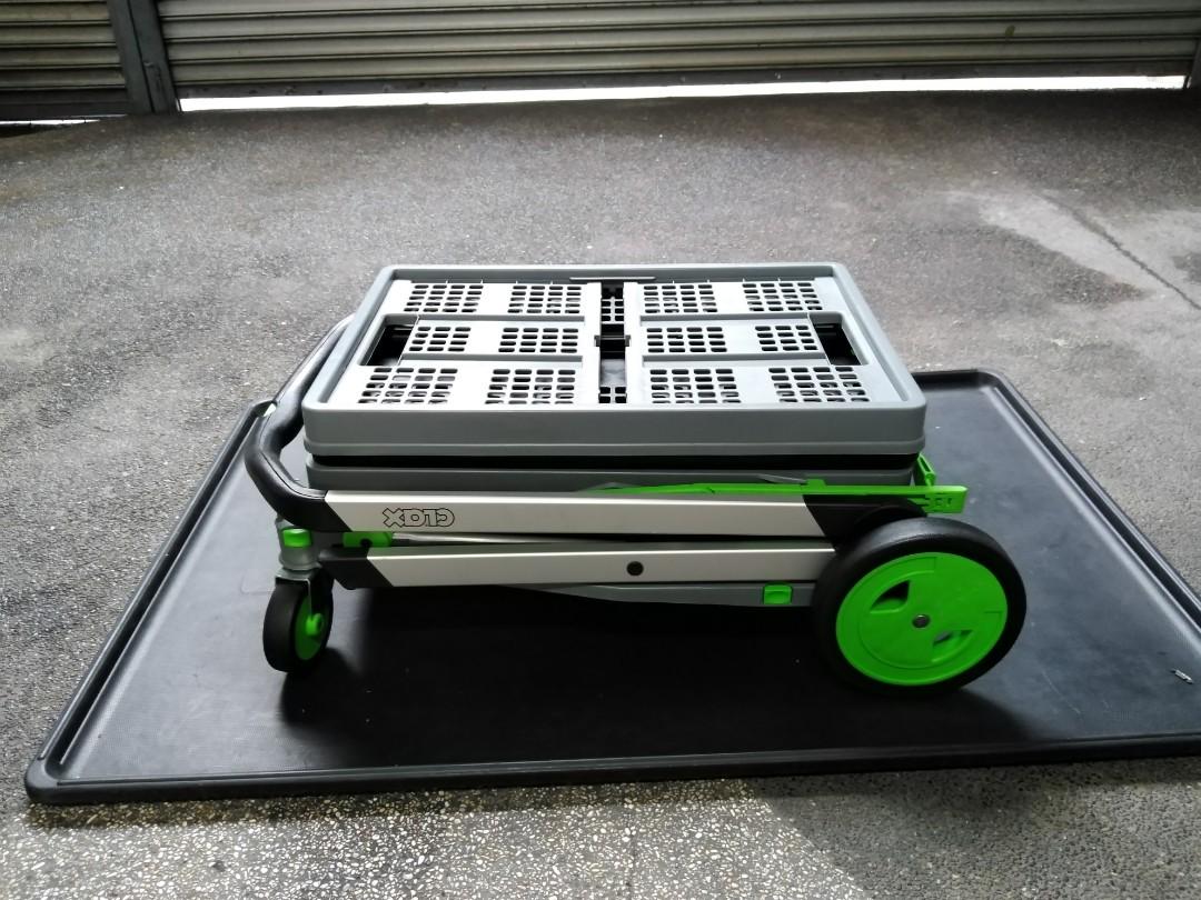 Clax Cart Folding Trolley with Folding Crate, Furniture & Home Living ...