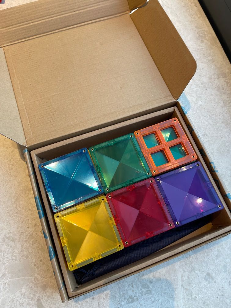 Connectix magnetic tiles 48 pieces , Hobbies & Toys, Toys & Games on ...