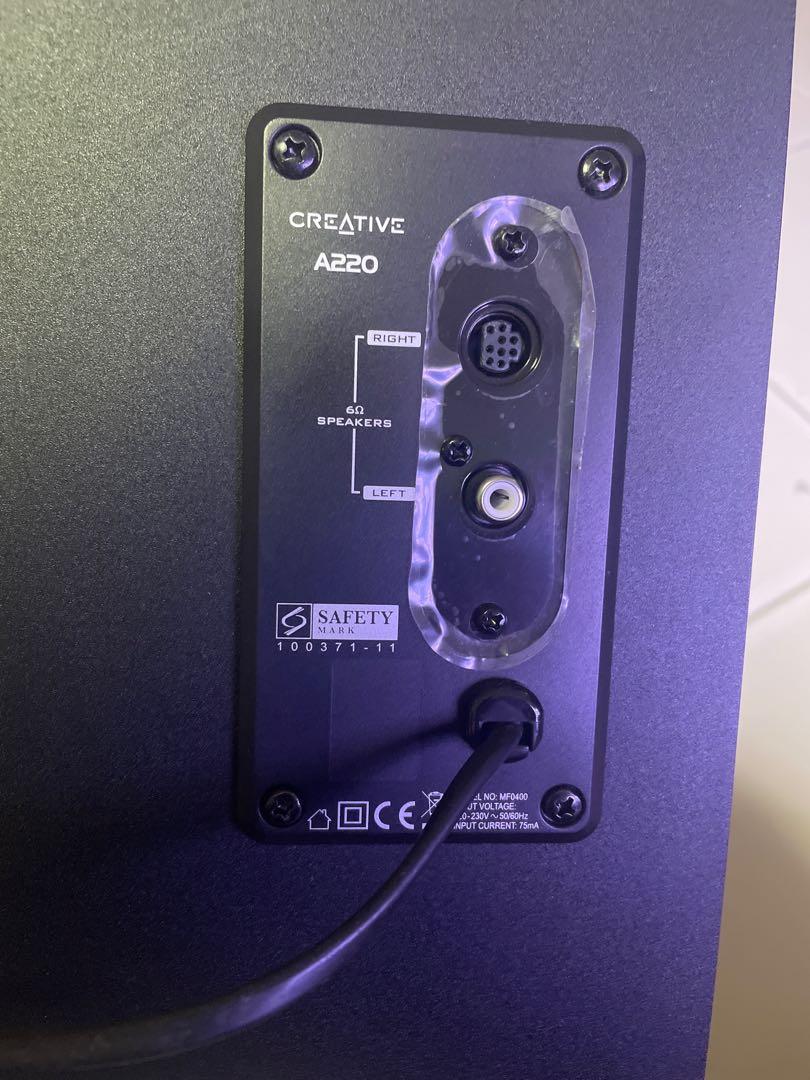 Creative A220 Speakers 2.1 | Good condition | Used, Audio, Soundbars ...