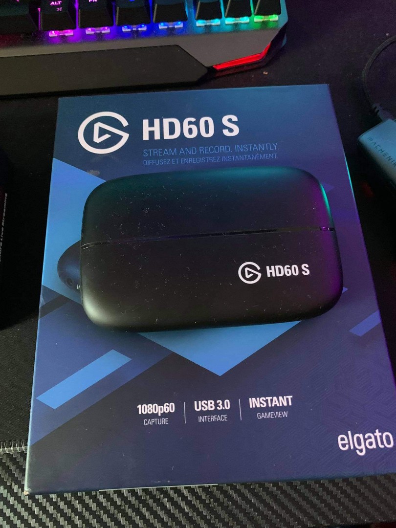 Elgato hd60s capture card, Video Gaming, Gaming Accessories, Cables ...