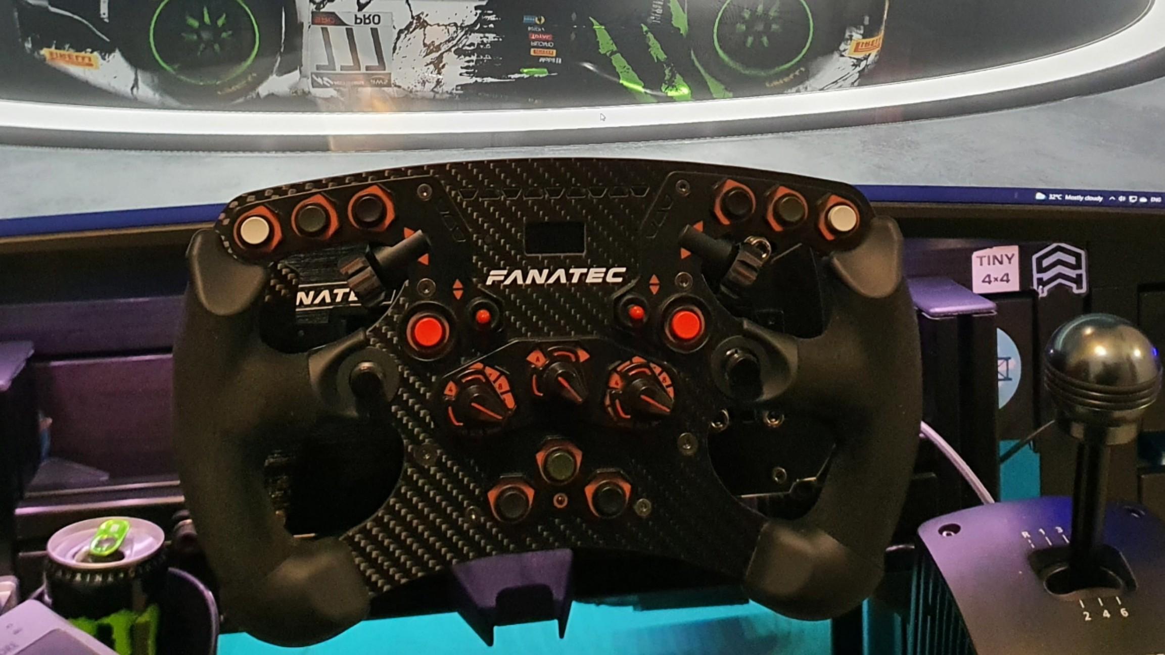 Fanatec CSW 2.5 + Formula V2 with clubsport magnetic paddle module ...