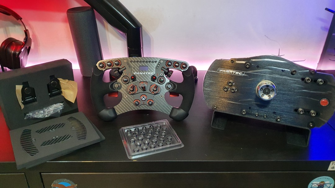Fanatec CSW 2.5 + Formula V2 with clubsport magnetic paddle module ...