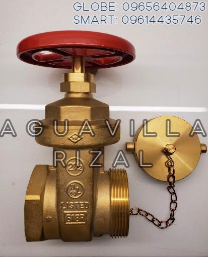 FIRE HOSE GATE VALVE WITH CAP AND CHAIN, Commercial & Industrial ...