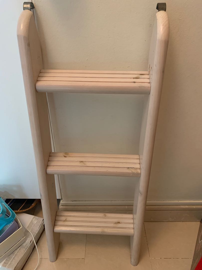 Flexa mid-high bed slant ladder & legs, Furniture & Home Living ...