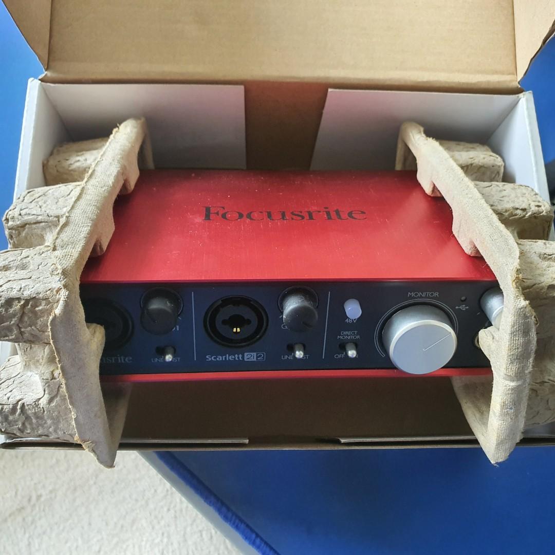 Focusrite scarlett 2i2 gen 1, Hobbies & Toys, Music & Media, Music Accessories on Carousell