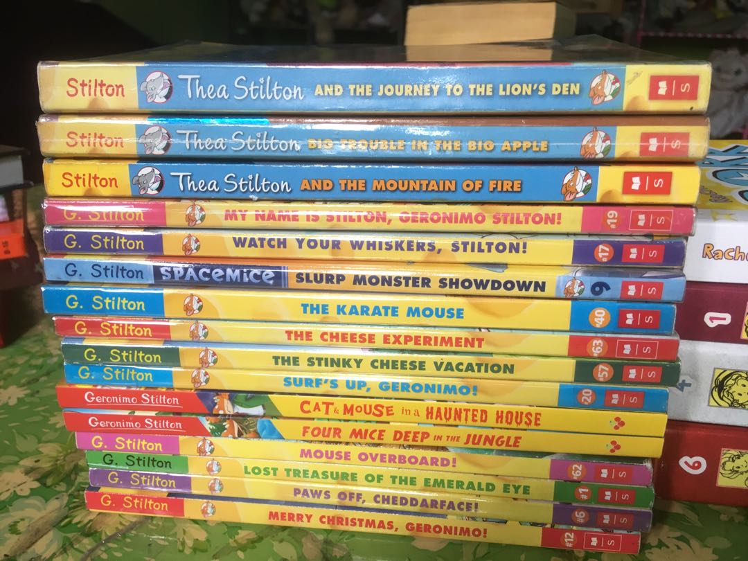 Geronimo Stilton and Thea Stilton Set, Hobbies & Toys, Books ...