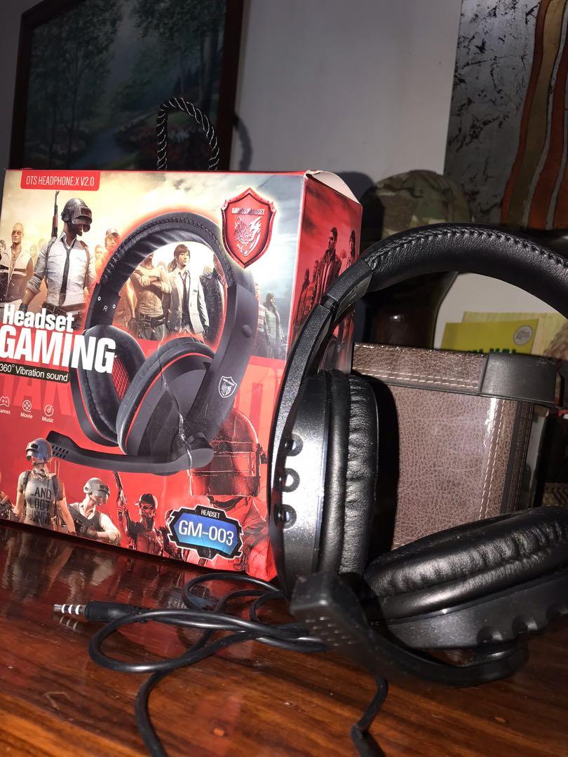 GM-003 Gaming Headset , Audio, Headphones & Headsets on Carousell