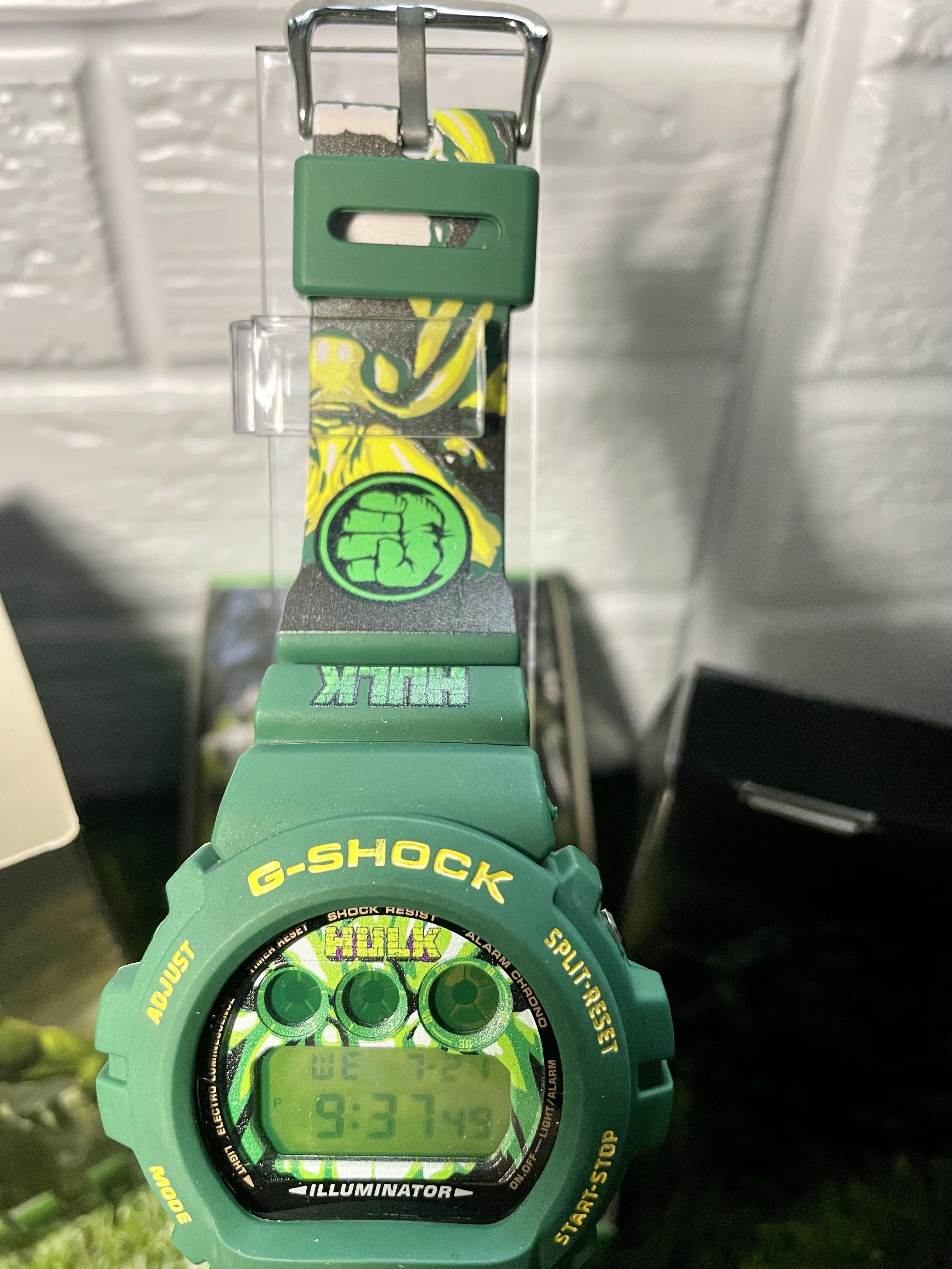 Gshock Original Custom Hulk Edition, Luxury, Watches on Carousell