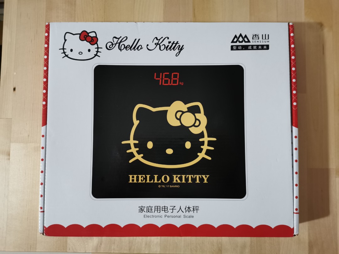 Hello Kitty Electronic Weighing Scale, Health & Nutrition, Health ...