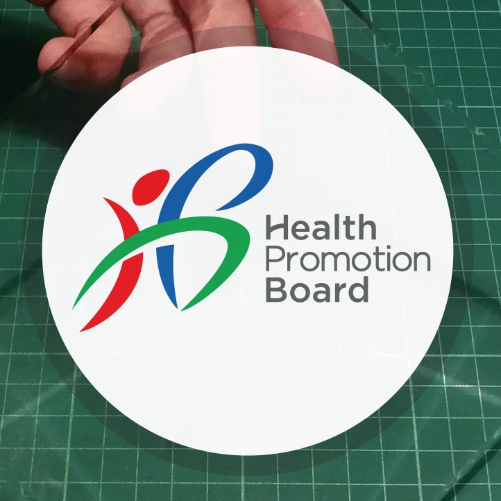 HPB Health Promotion Board Singapore . Static Cling Souvenir / Car ...