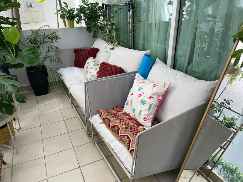 Ikea Havsten patio chairs set, Furniture & Home Living, Outdoor ...