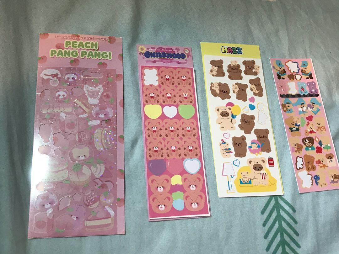 instock Korea authentic stationary sticker Pupunam/love me more/rayeon ...