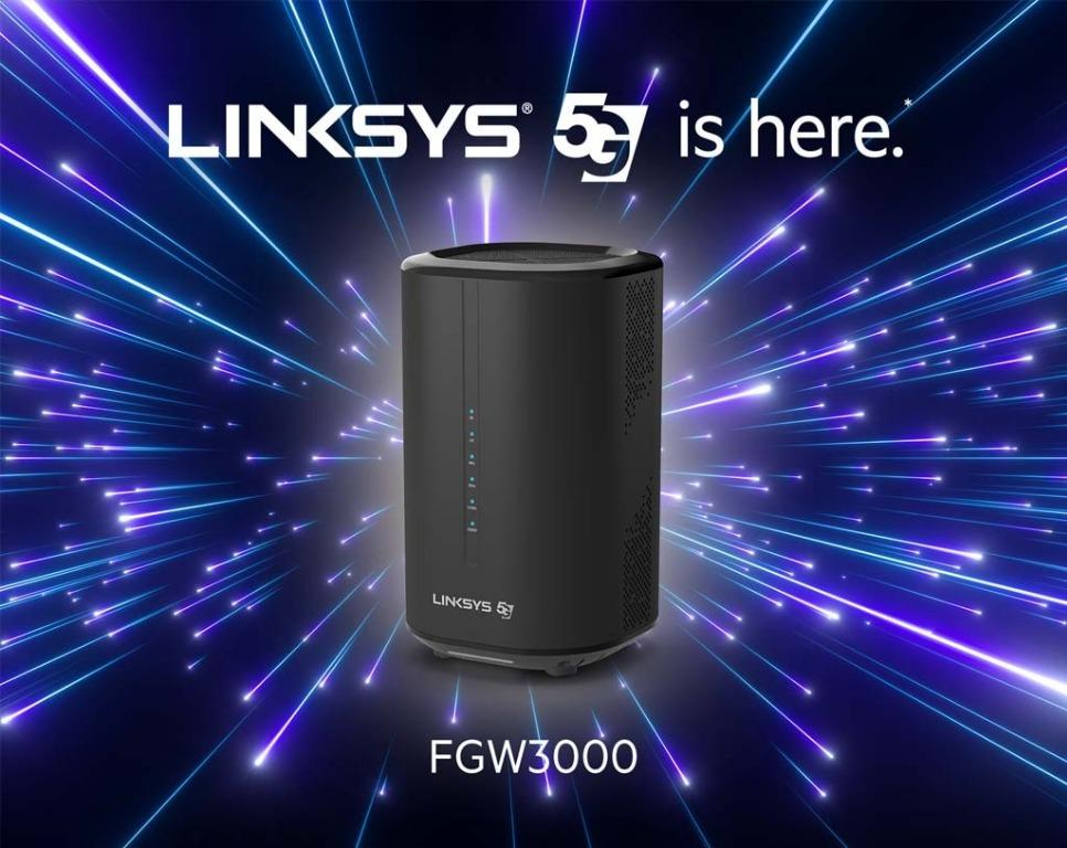 Linksys 5G WiFi 6 Router - FGW3000-HK, 電腦＆科技, 電腦周邊及配件, Wifi及上網相關產品 ...
