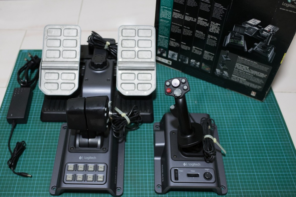 Logitech Flight System G940 (Flight Simulation Controller), Video ...