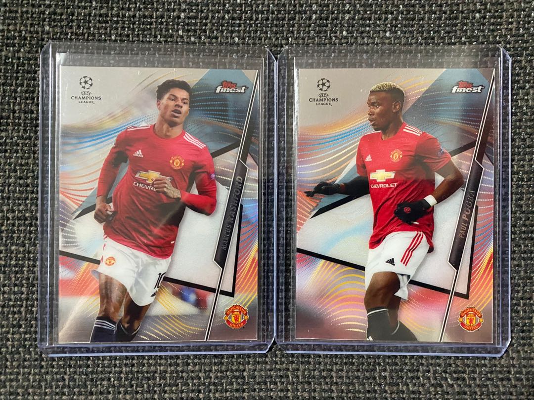Manchester United Soccer Cards: Marcus Rashford & Paul Pogba, Hobbies ...