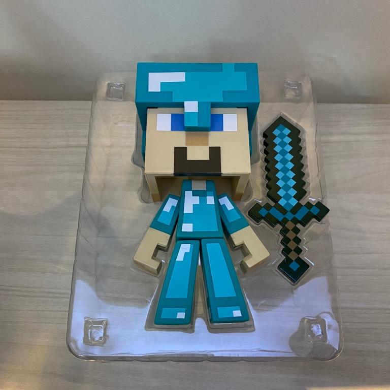 Minecraft Diamond Steve Vinyl 6" Collectable Figure, Hobbies & Toys ...