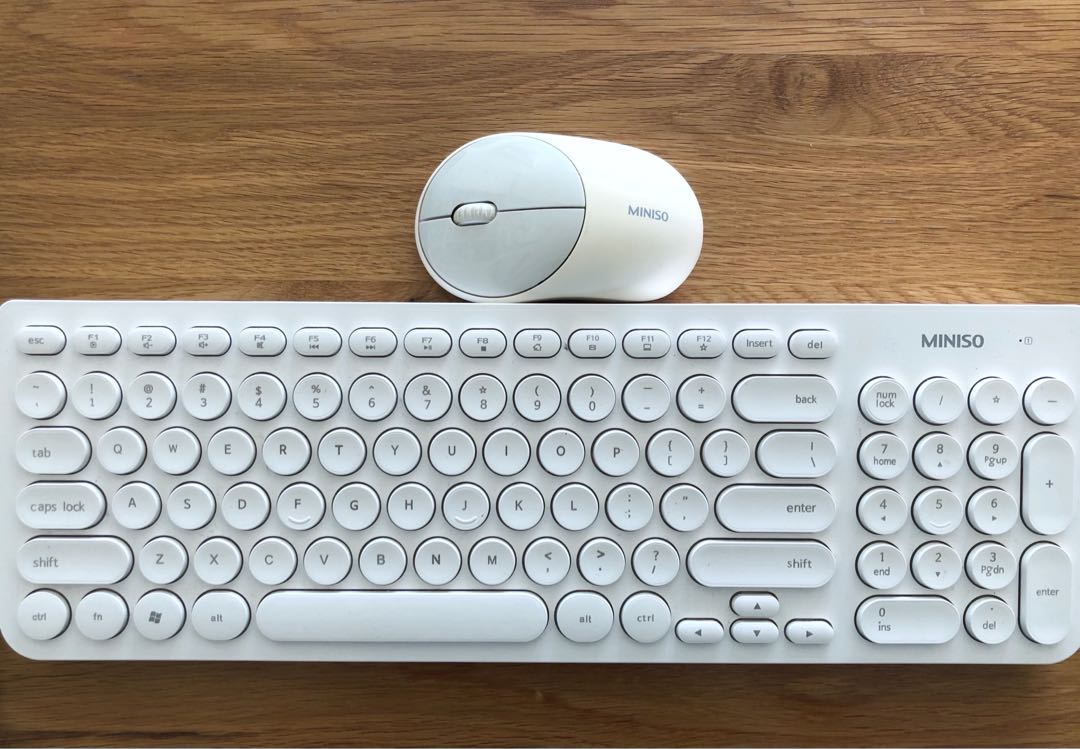 MINISO Wireless Keyboard and Mouse, Computers & Tech, Parts ...