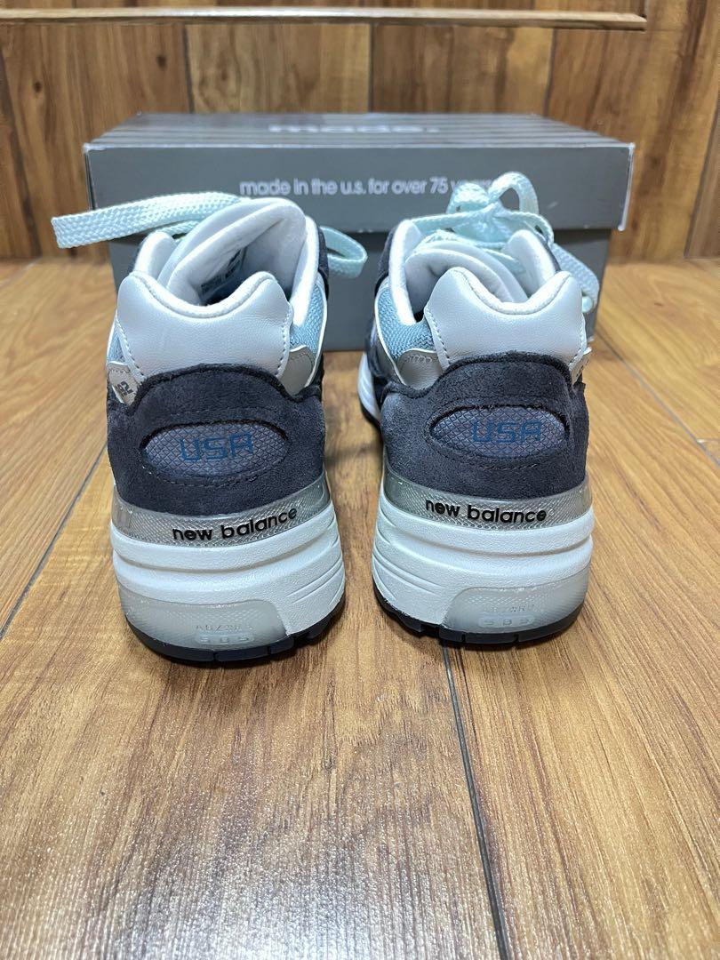 New Balance 992 Kith Steel Blue, 男裝, 鞋, 西裝鞋 - Carousell