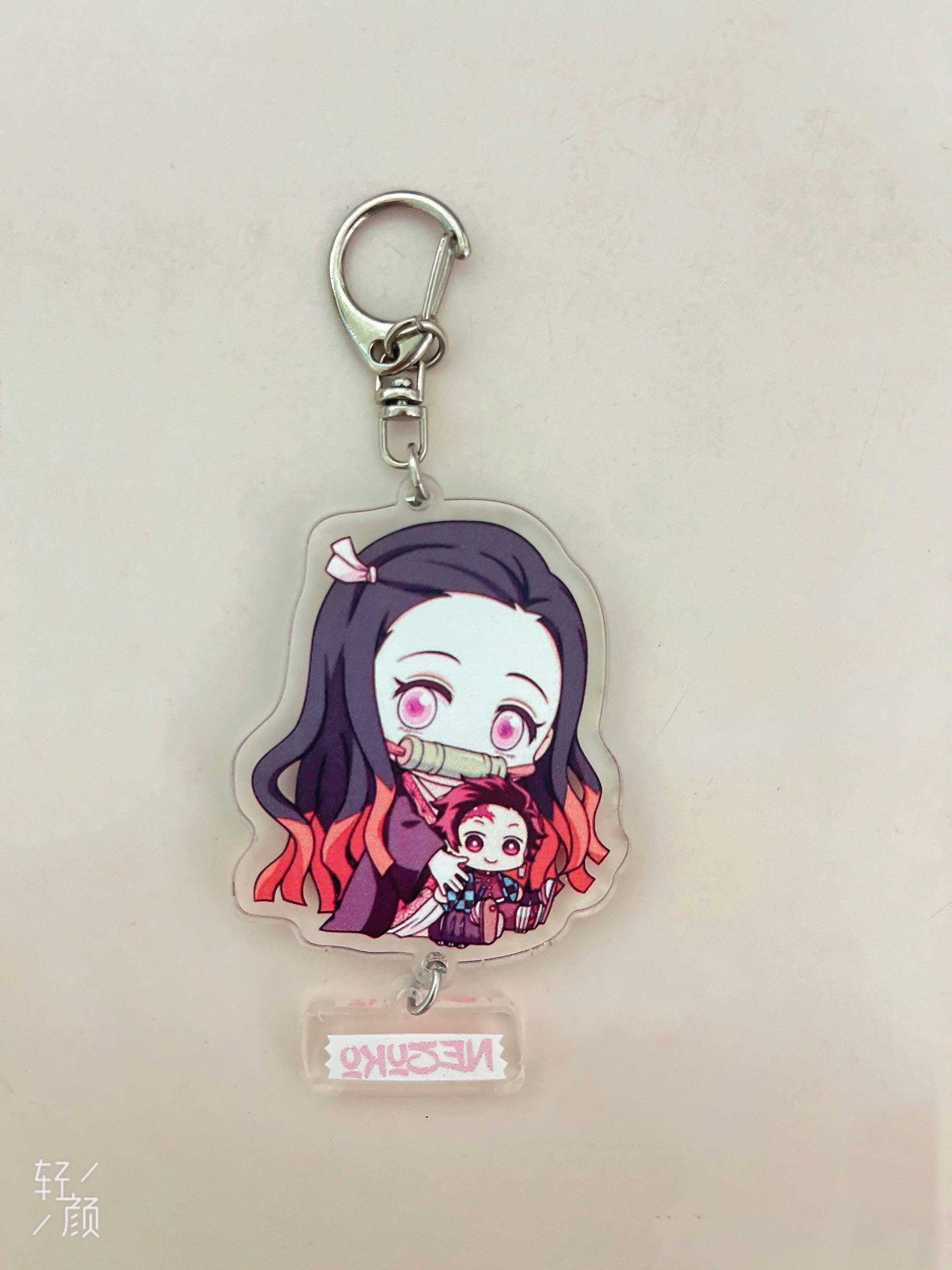 Nezuko Kamado Anime Keychain Demon Slayer, Hobbies & Toys, Memorabilia ...