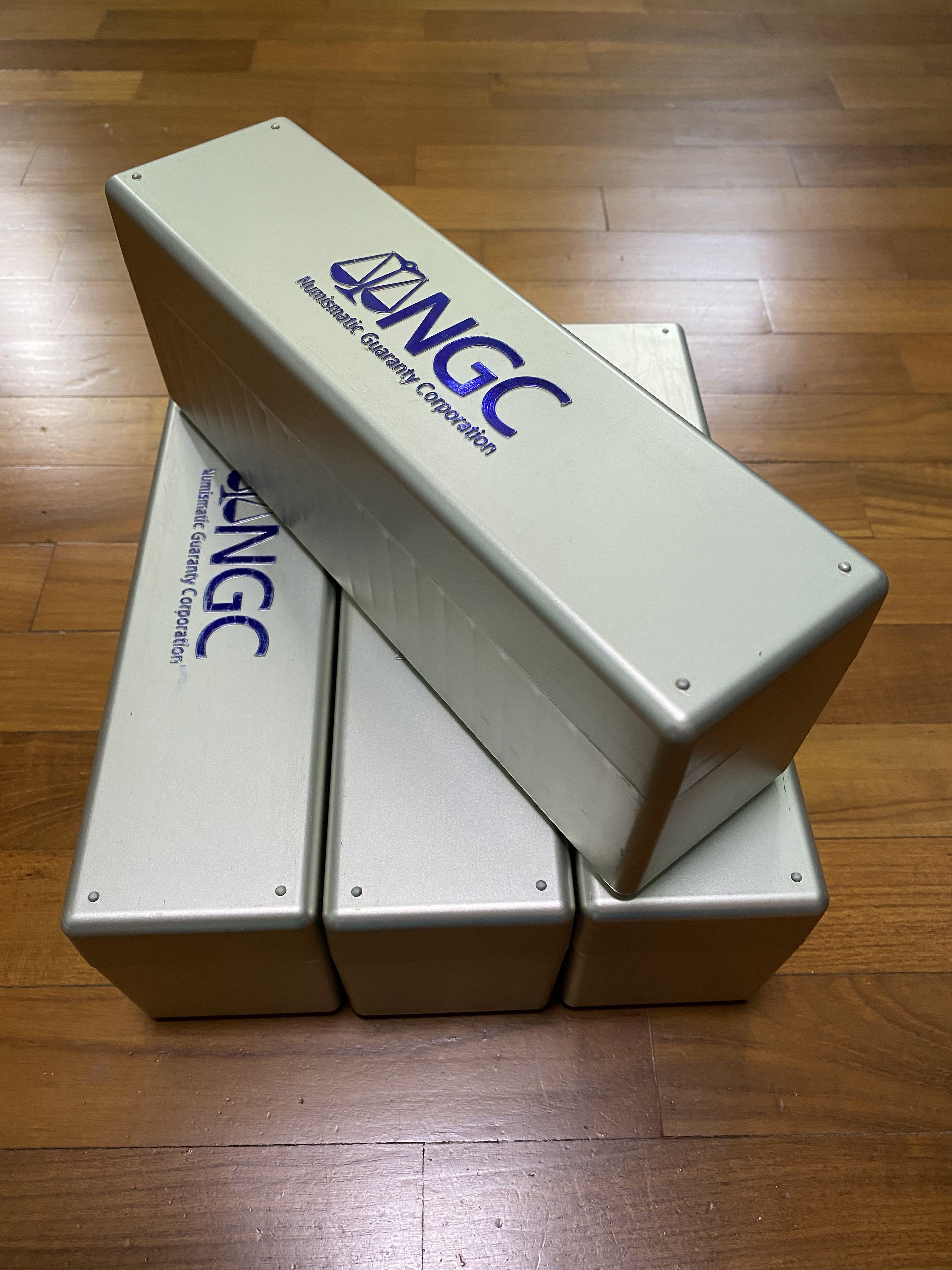 NGC box with free plastic slab holders, Hobbies & Toys, Memorabilia ...