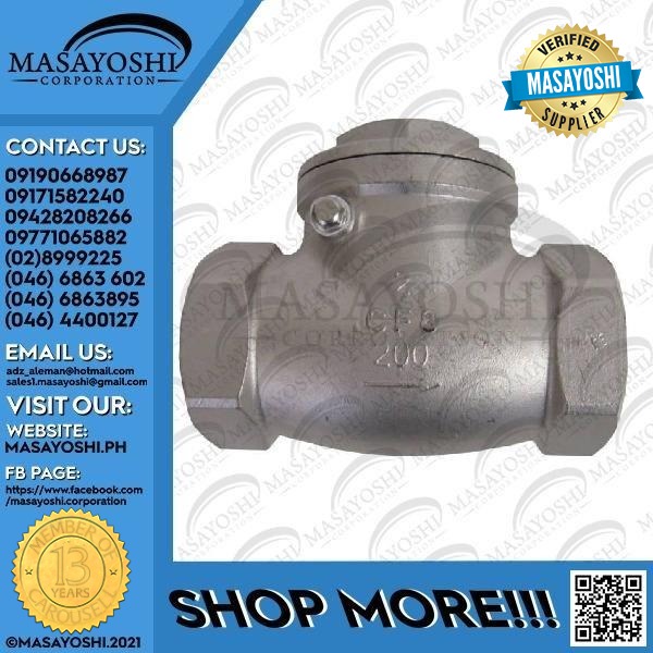 Non-Return Valve 2 Inches | Reflux Valve | Swing Check Valve | Tilting ...
