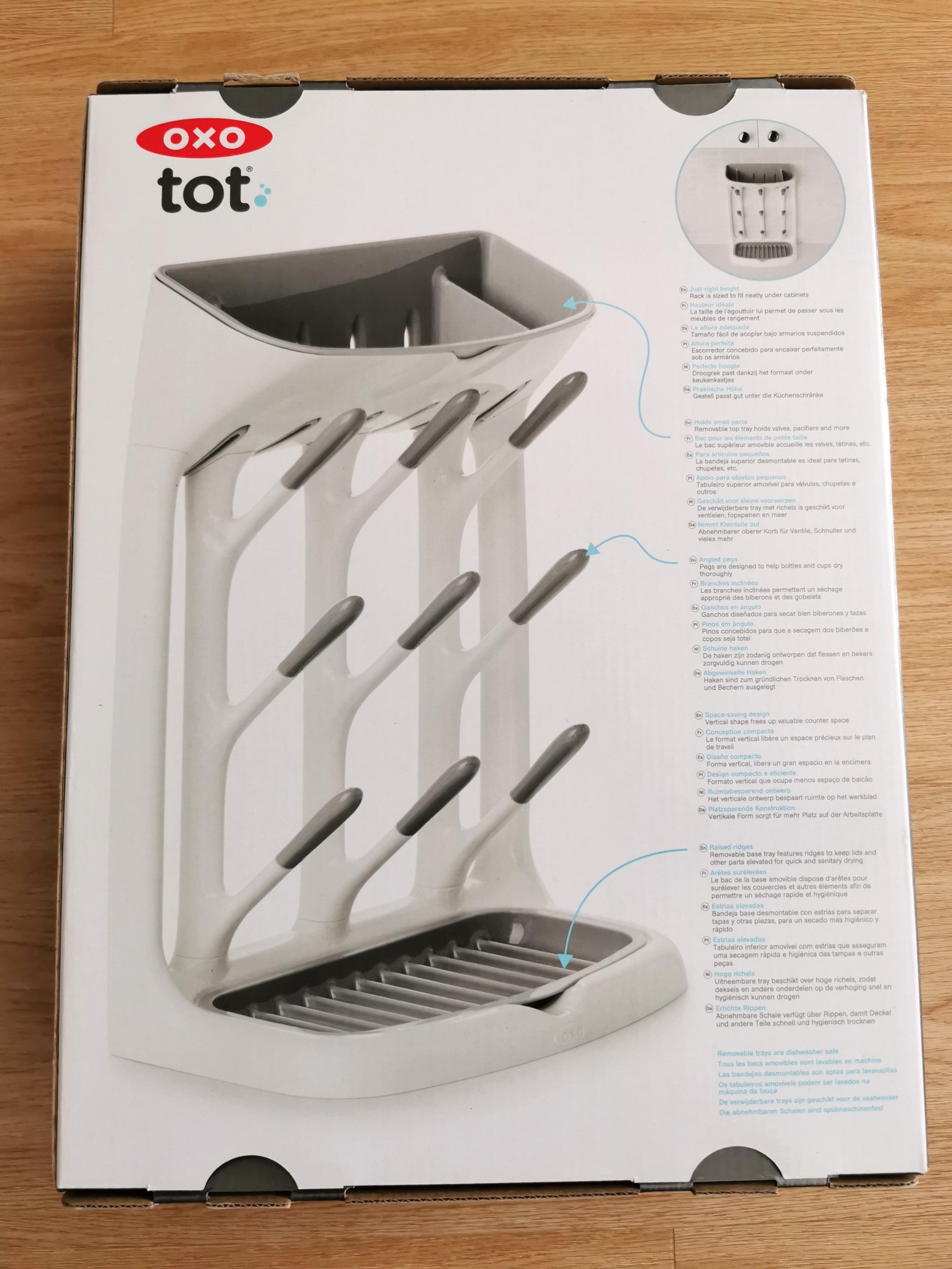 Oxo space saving drying rack (for milk bottles), Babies & Kids, Nursing ...