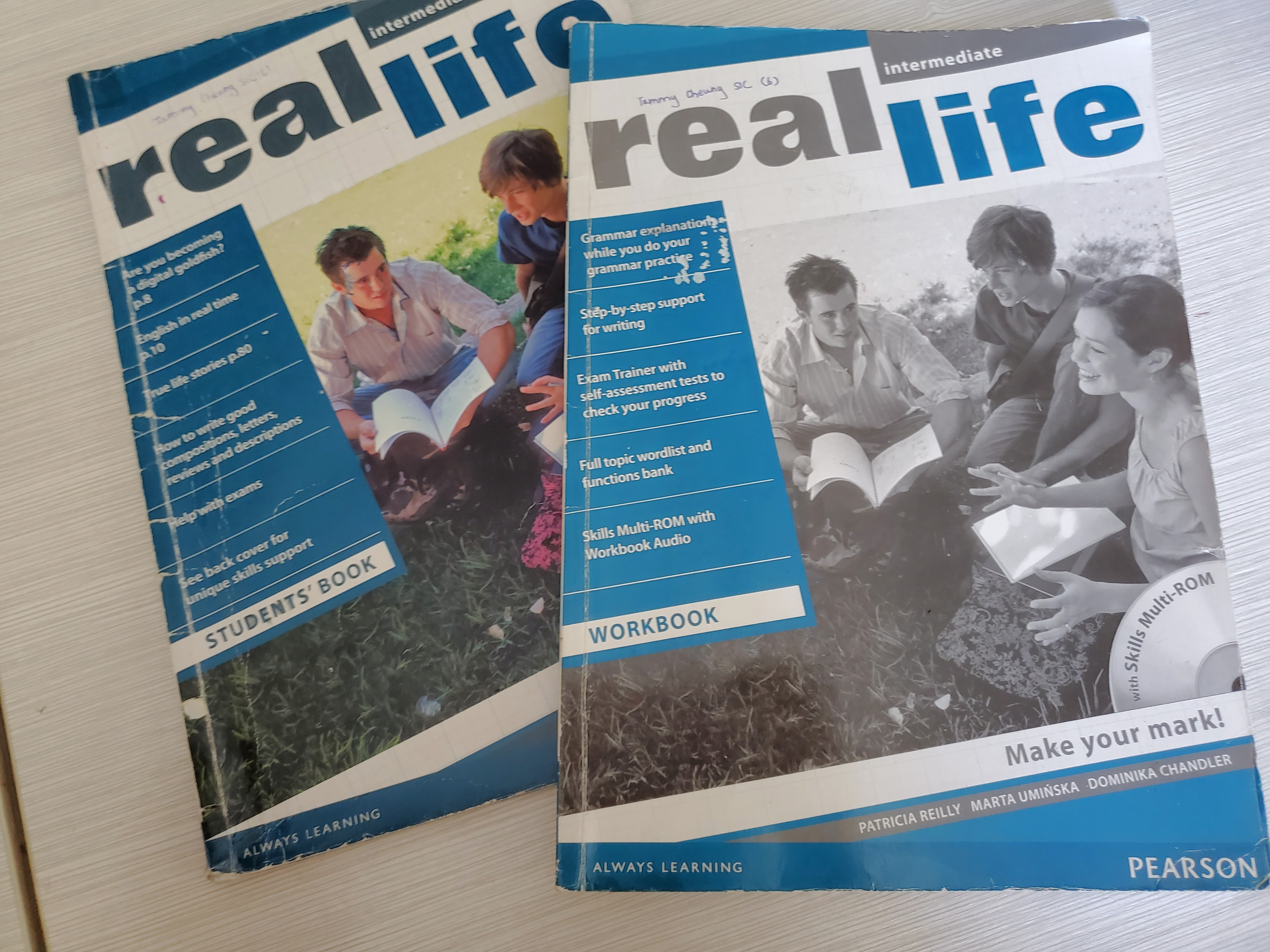 Pearson Real Life (Student's book & Workbook, 興趣及遊戲, 書本 & 文具, 書本及雜誌 ...