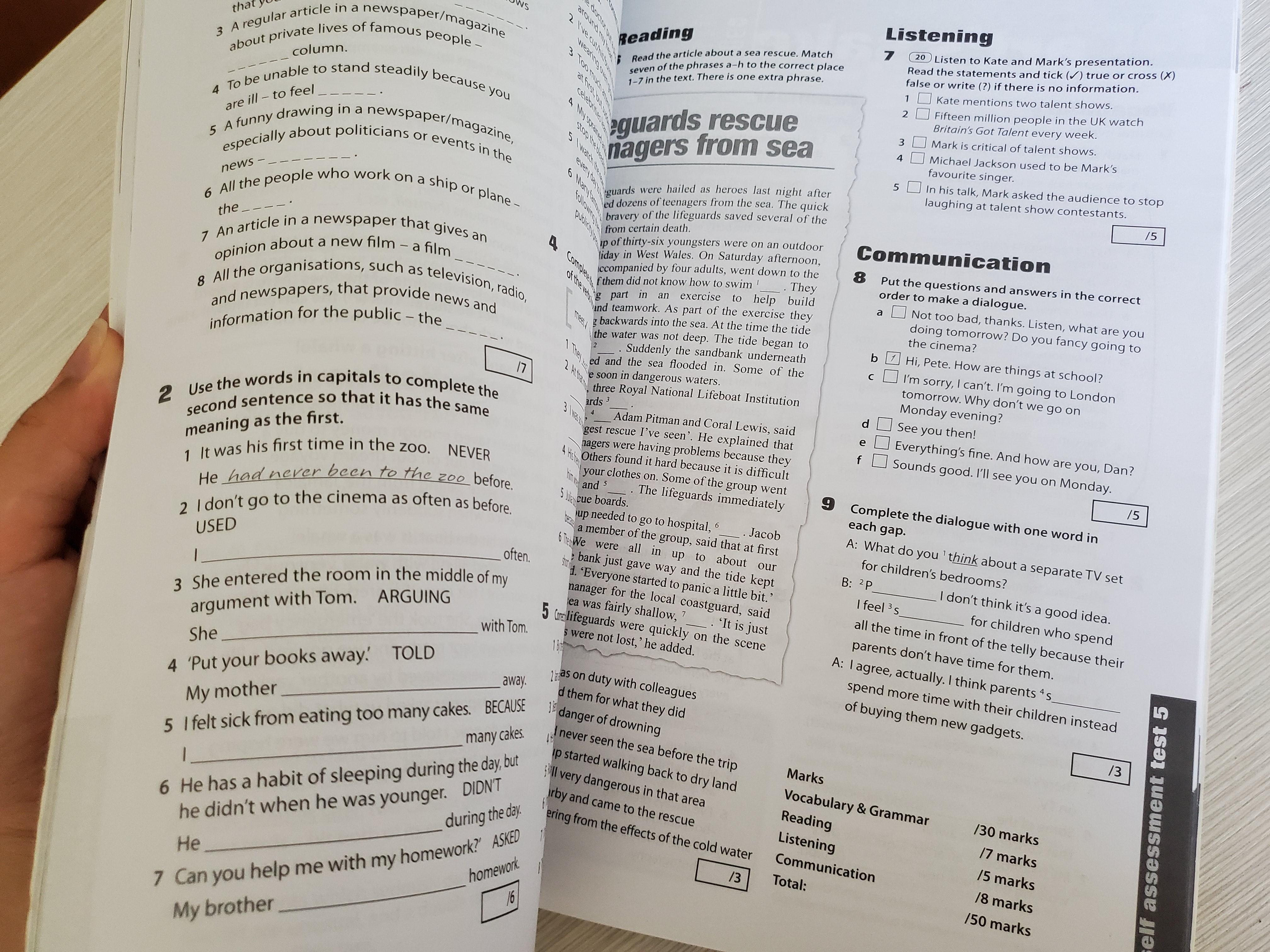 Pearson Real Life (Student's book & Workbook, 興趣及遊戲, 書本 & 文具, 書本及雜誌 ...