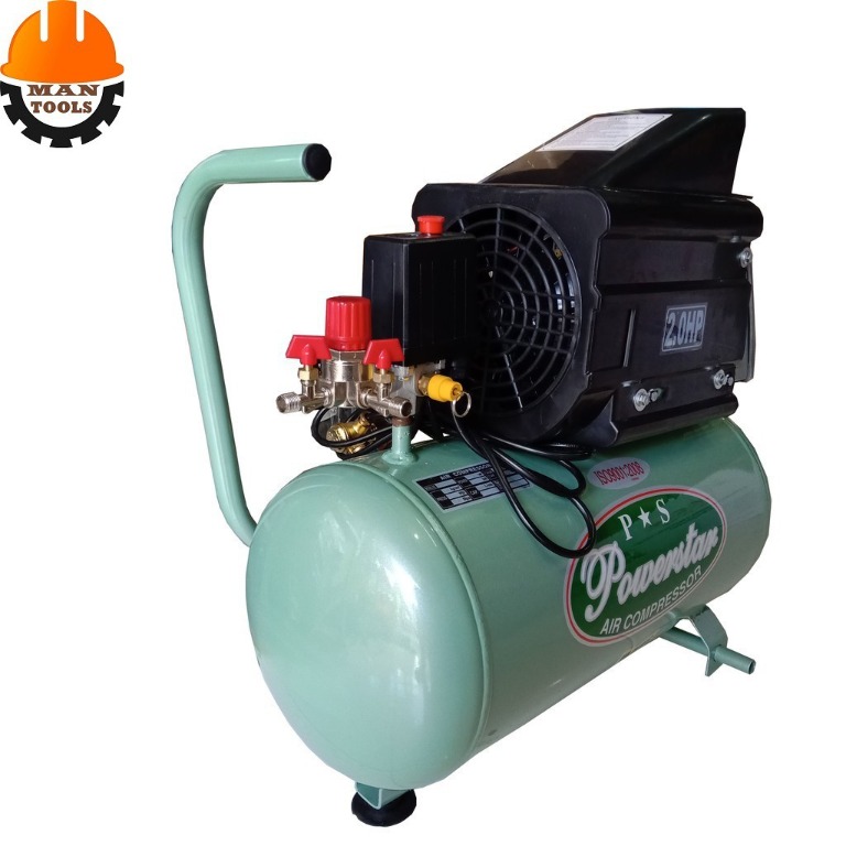 PowerStar Air Compressor 2HP 24Liters PS-47L, Commercial & Industrial ...