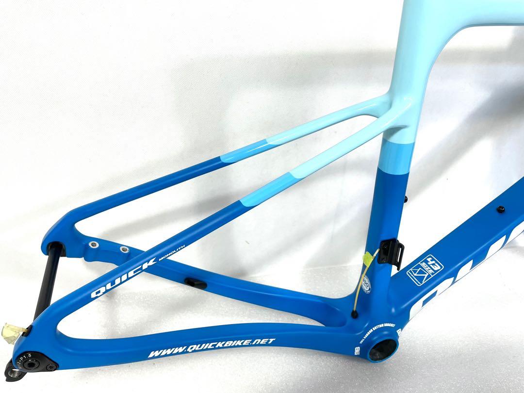 全新現貨Quick Zeit Pro Disc快客全內走碟剎公路車碳纖維車架 碳架帶碳纖維一體把 roadbike frameset with ...