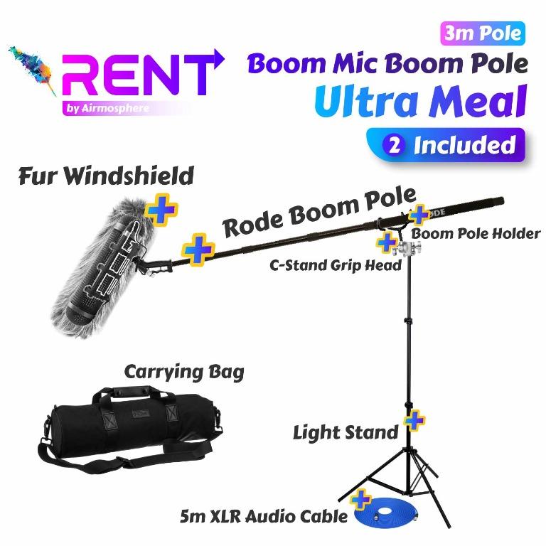 [Rent] Shotgun Boom Mic Full Set Sound Equipment Rental For Videography ...