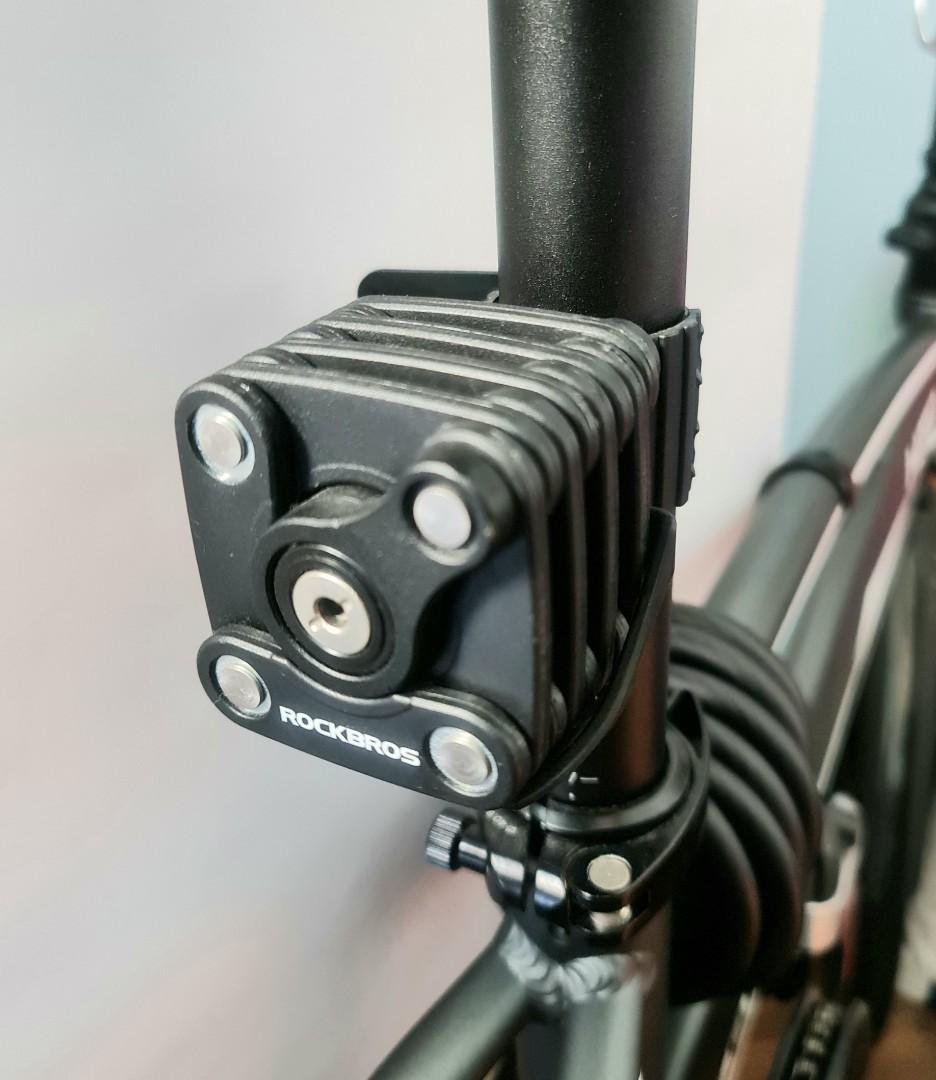 ROCKBROS Bike Key Cube Lock Security, Sports Equipment, Bicycles ...