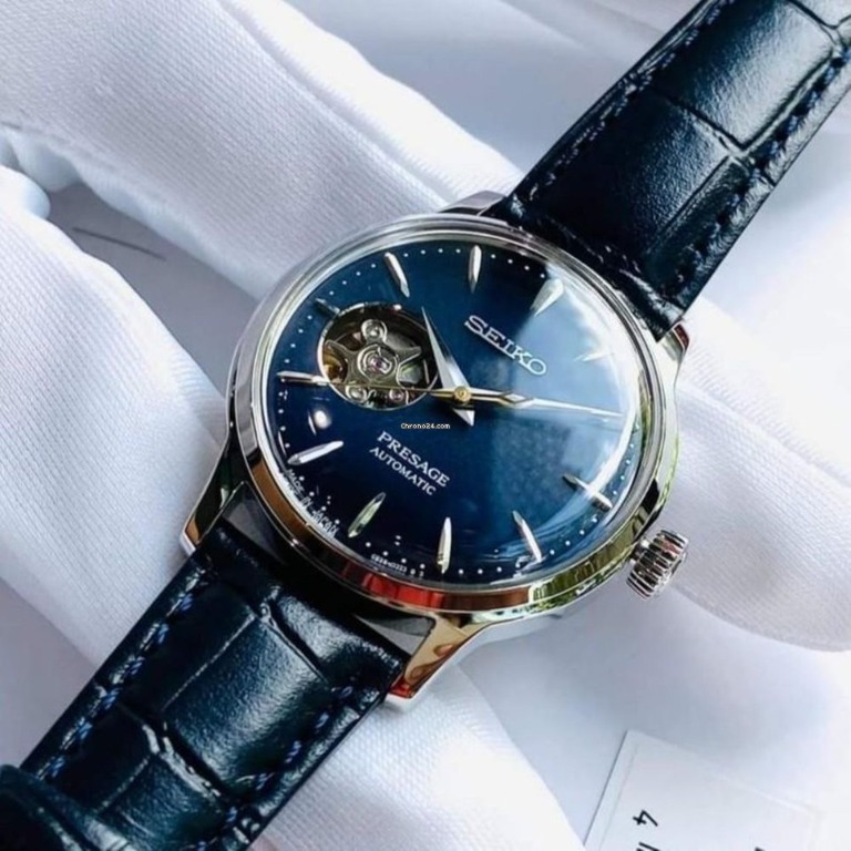 Seiko Presage Cocktail Blue Automatic Watch, Luxury, Watches on Carousell