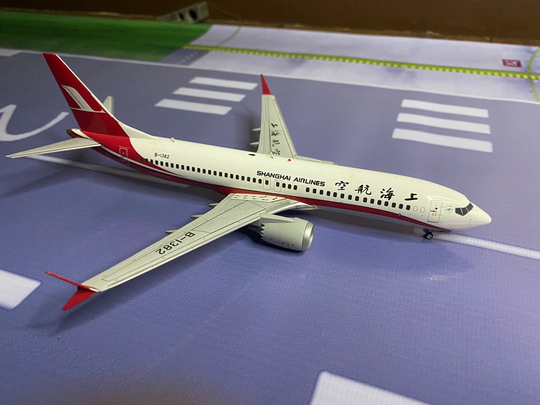 Shanghai Airlines Boeing 737 Max 8, Hobbies & Toys, Toys & Games on ...
