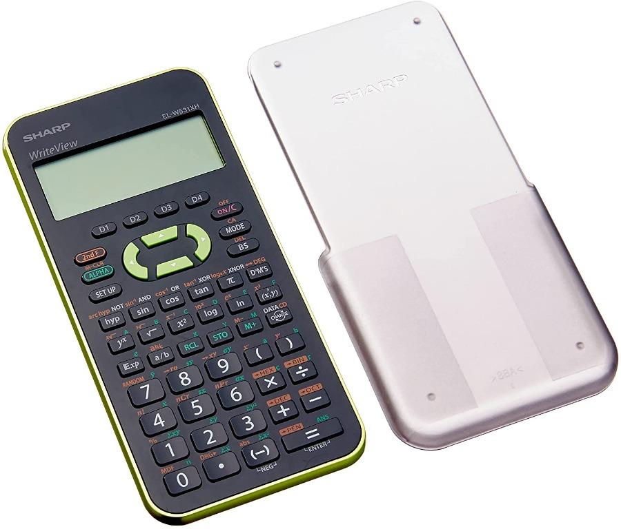 Sharp EL-W531 XH-GR Scientific Calculator WriteView Display Metallic ...