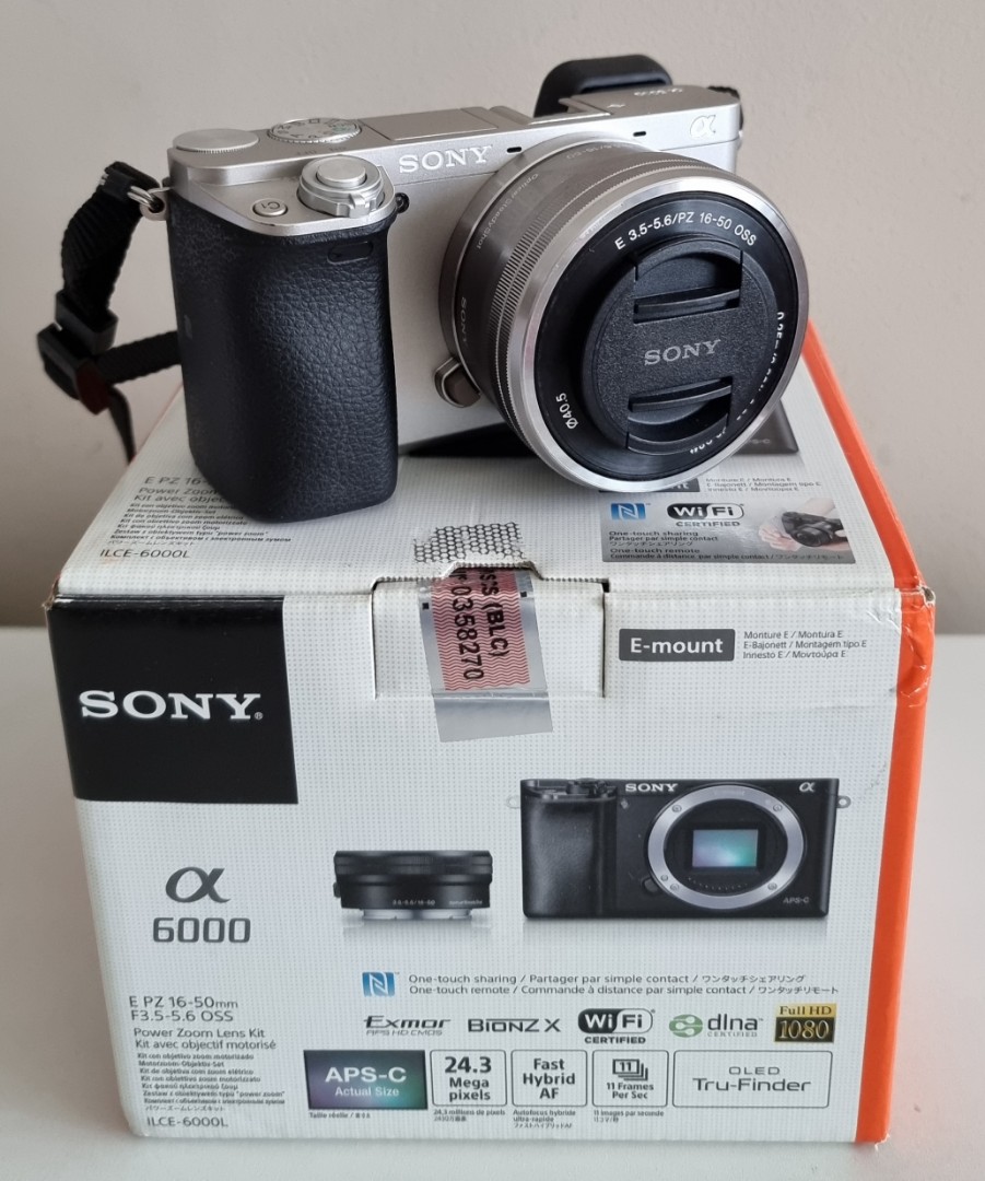 Sony Alpha a6000 Mirrorless Digital Camera with 16-50mm Lens + SEL55210 ...