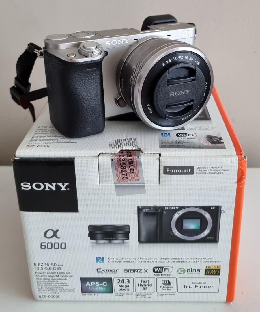 Sony Alpha a6000 Mirrorless Digital Camera with 16-50mm Lens + SEL55210 ...