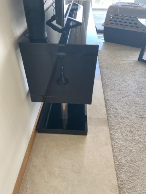 S-Shaped TV Stand, Furniture & Home Living, Furniture, Shelves ...
