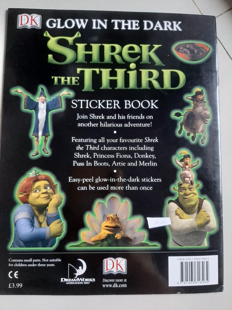 Sticker album shrek, Buku & Alat Tulis, Buku Anak-Anak di Carousell