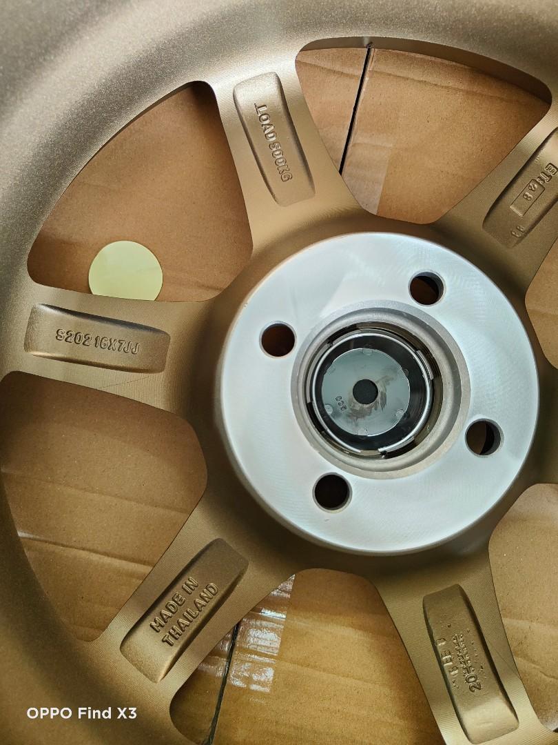 Te37 ORI THAILAND AUTOOPTION 16, Auto Accessories on Carousell