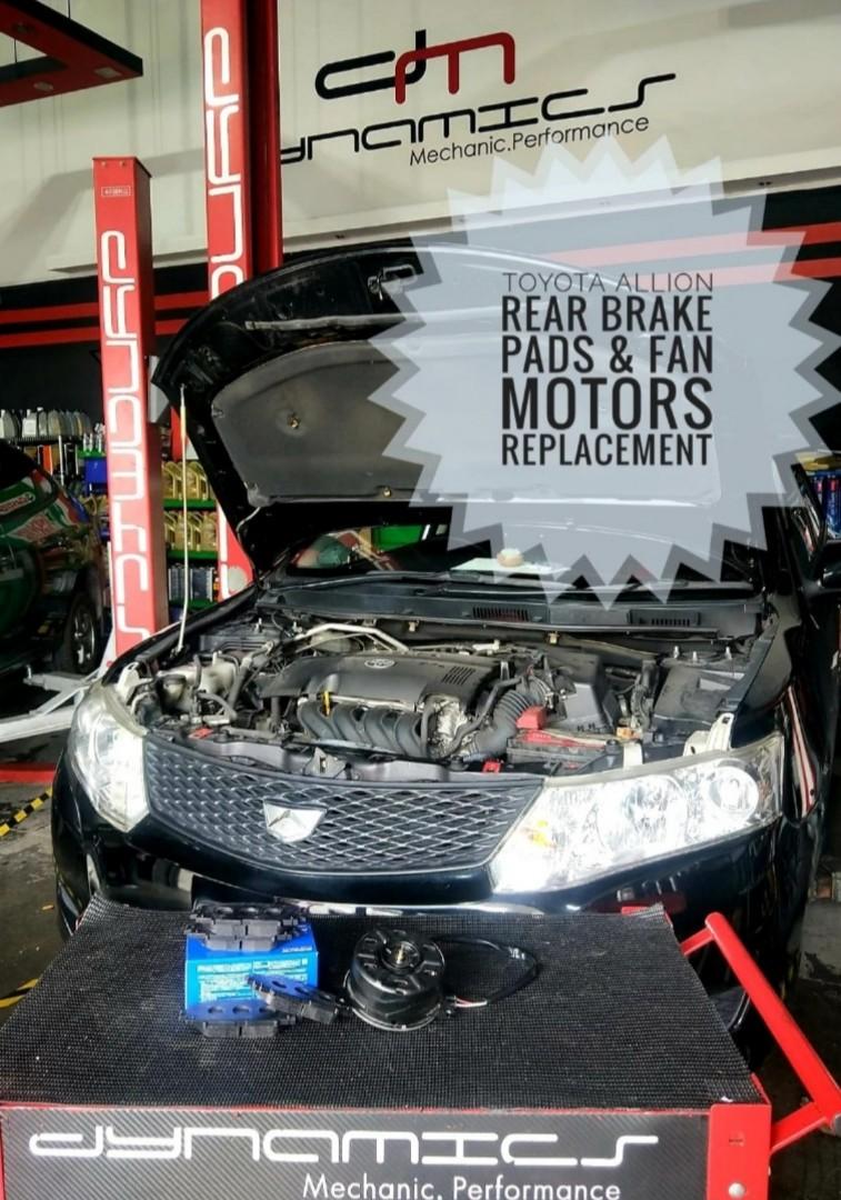 Toyota Altis/Allion/Axio/Vios/Estima/Wish/Harrier: Fan Motor ...