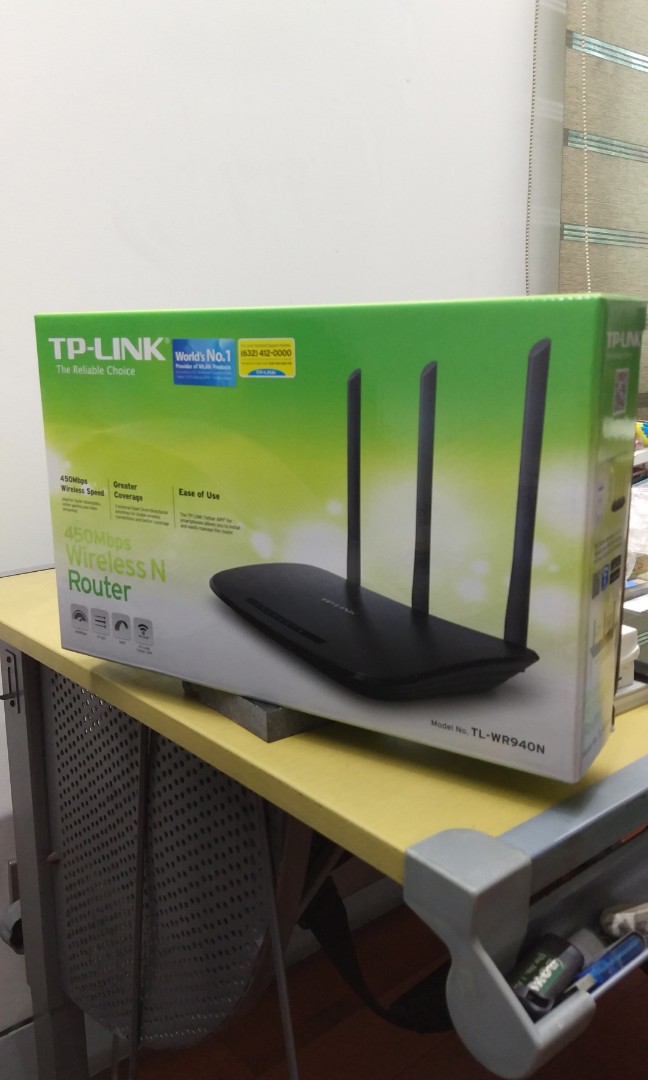 TP-link 450Mbps wireless N router TL-WR940N, Computers & Tech, Office ...