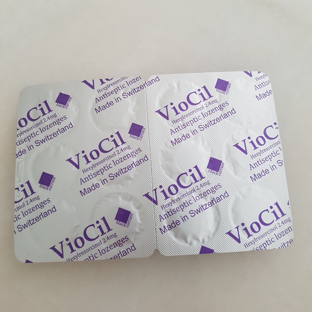 VioCil antiseptic lozenges, Health & Nutrition, Health Supplements ...