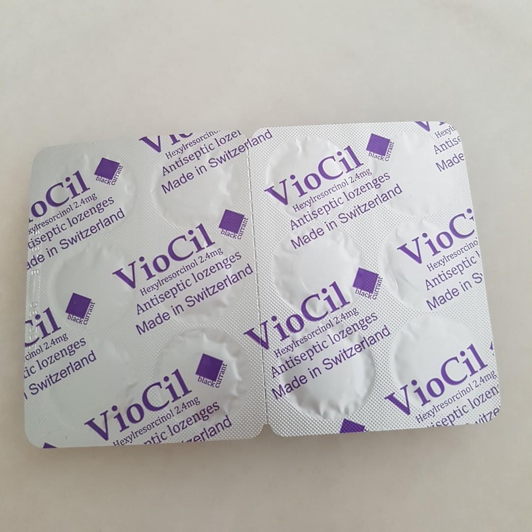 VioCil antiseptic lozenges, Health & Nutrition, Health Supplements ...