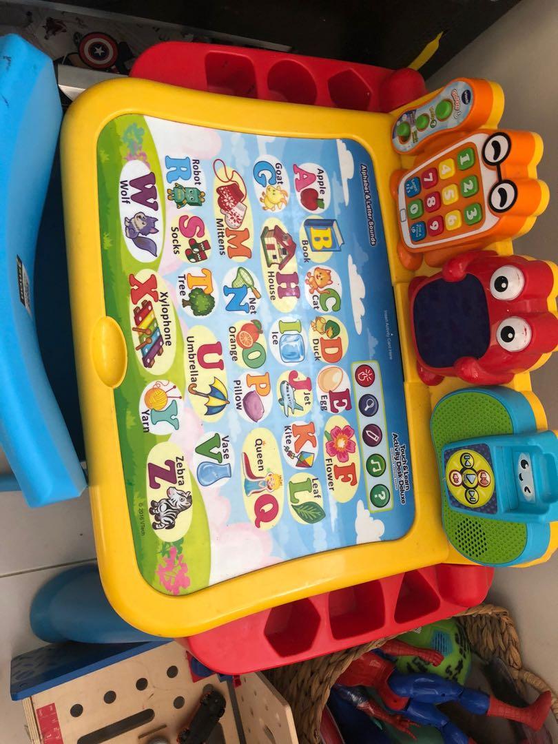 Vtech desk touch and learn activity desk, Hobbies & Toys, Toys & Games ...