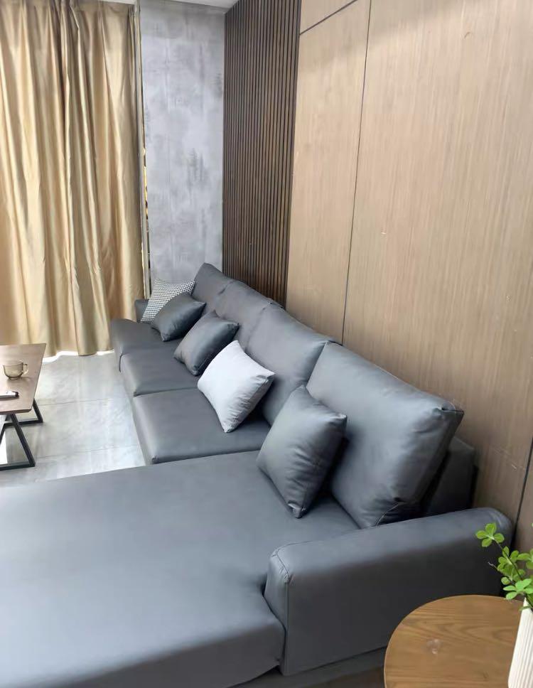 2 seater RUSSO Sofa in Water Repellent Leather-Aire Material WR8988 ...