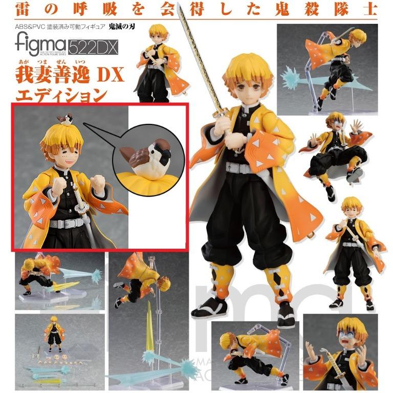 GSC Max Factory figma 522-DX 我妻 善逸 Zenitsu Agatsuma 鬼滅之刃 Demon Slayer Kimetsu no Yaiba 522DX 522 ...