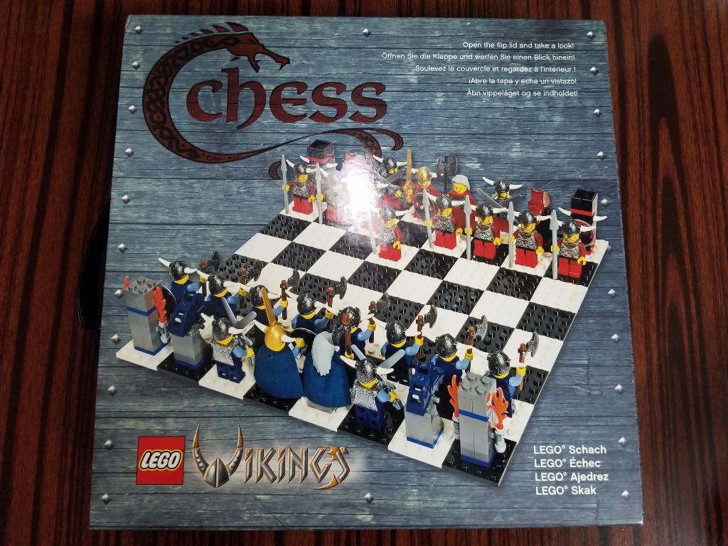 全新 Sealed Box 絕版 LEGO VIKINGS 維京人系列 G577 Viking Chess Set 國際像棋 4499577 ...