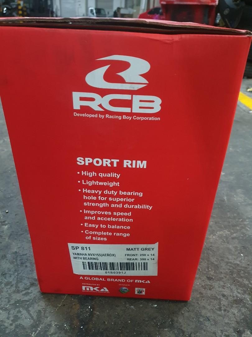 Aerox NVX RCB SP811 rim matt black, Motorcycles, Motorcycle Accessories ...