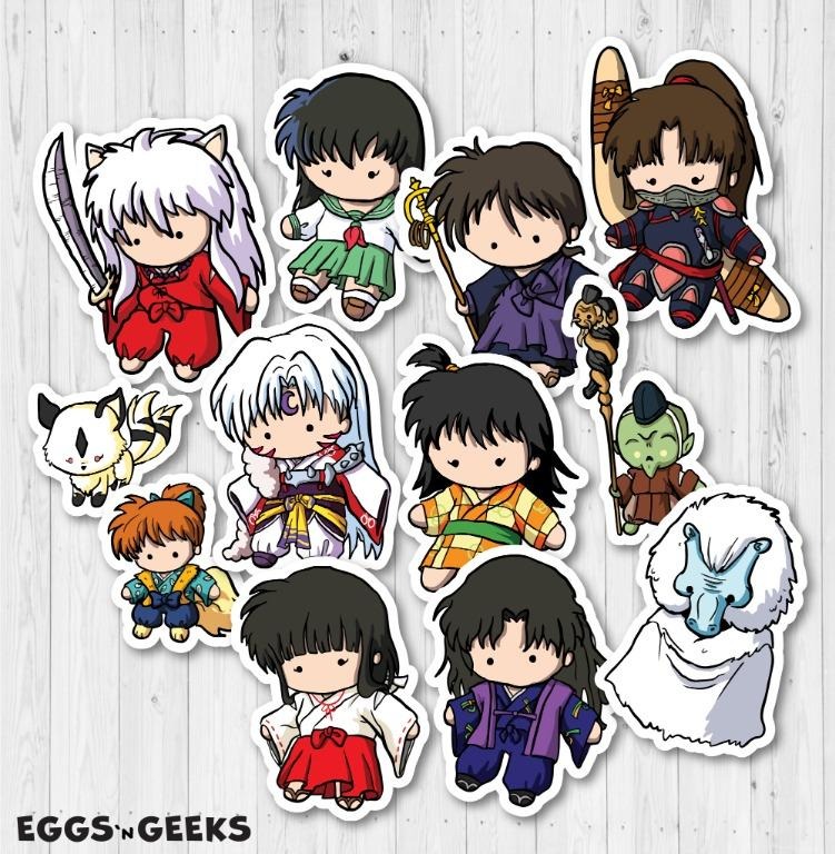 Anime Inuyasha Japan Japanese Shonen Jump Series Heroes Villains Half ...
